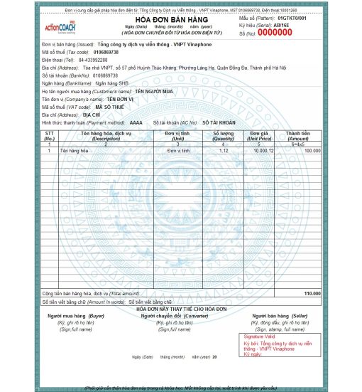 Hóa Đơn Điện Tử VNPT-Invoice Giảm Giá 50% Tháng 01/2026