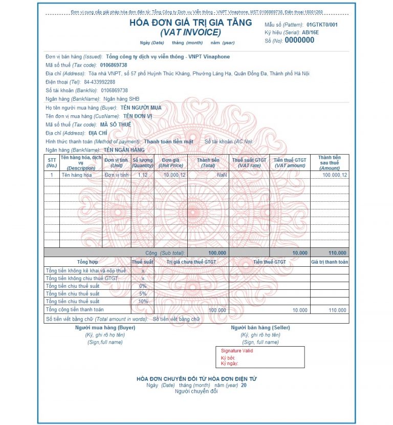 Hóa Đơn Điện Tử VNPT-Invoice Giảm Giá 50% Tháng 01/2026
